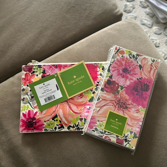 kate spade | Office | Kate Spade Notepad And Pencil Pouch | Poshmark